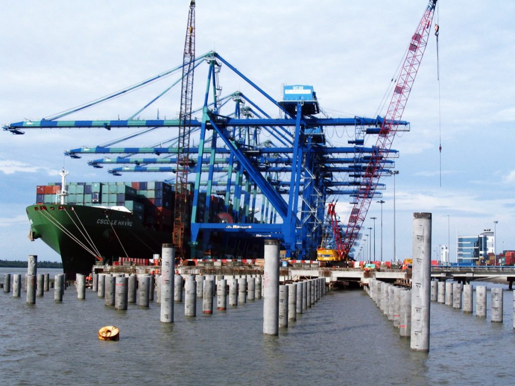 Container Terminal, Westport, Port Klang, Malaysia - ICP Piles